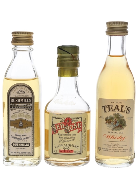 Bushmills, Red Rose & Teal's - Lot 105873 - Buy/Sell Blended Whisky Online