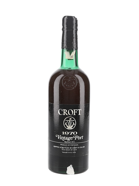 1970 Croft Vintage Port - Lot 213360 - Buy/Sell Fortified & Dessert ...
