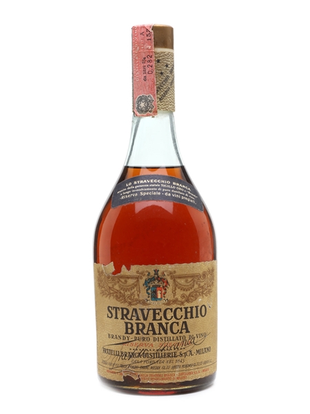 Branca Stravecchio Brandy - Lot 31305 - Buy/Sell Spirits Online