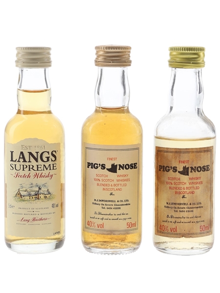 Langs Supreme & Pig's Nose - Lot 98047 - Buy/Sell Blended Whisky Online
