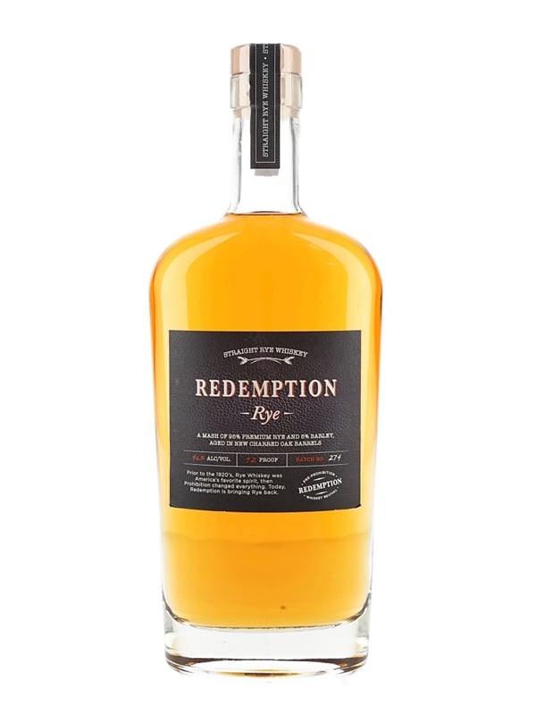 Redemption Rye - Lot 198089 - Buy/Sell American Whiskey Online