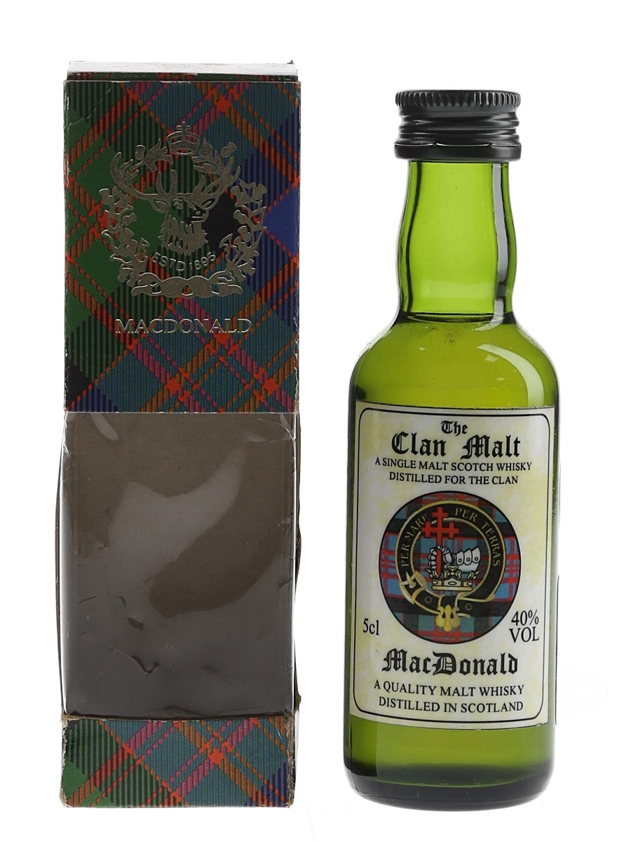 Clan Malt Macdonald Lot 118056 Buysell Highland Whisky Online