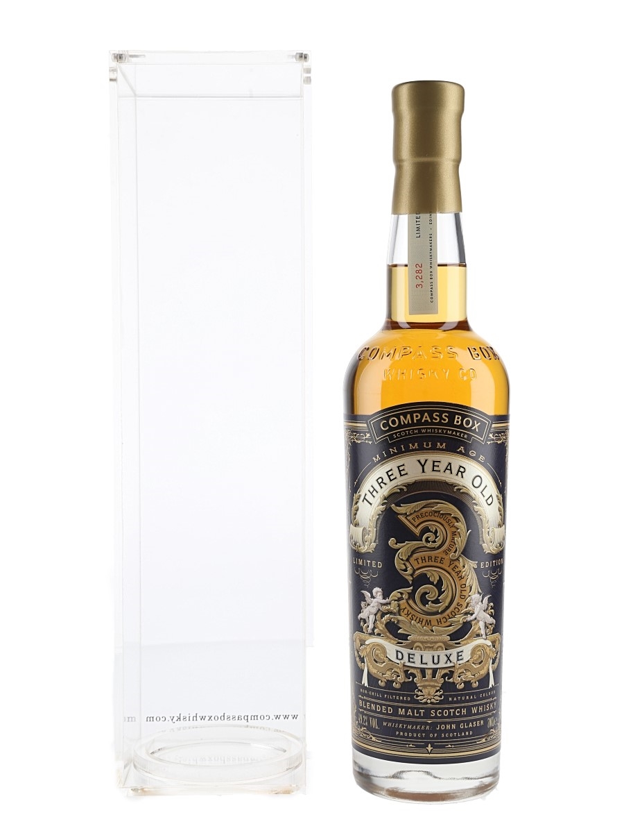 Compass Box 3 Year Old Deluxe Lot 132034 Buysell Blended Malt Online