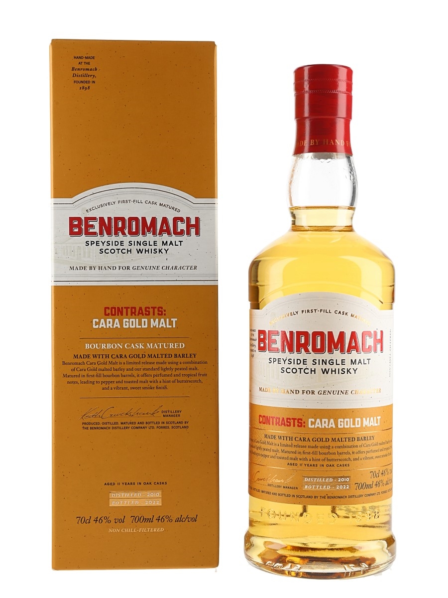Benromach 2010 Contrasts: Cara Gold Malt - Lot 137421 - Buy/Sell ...
