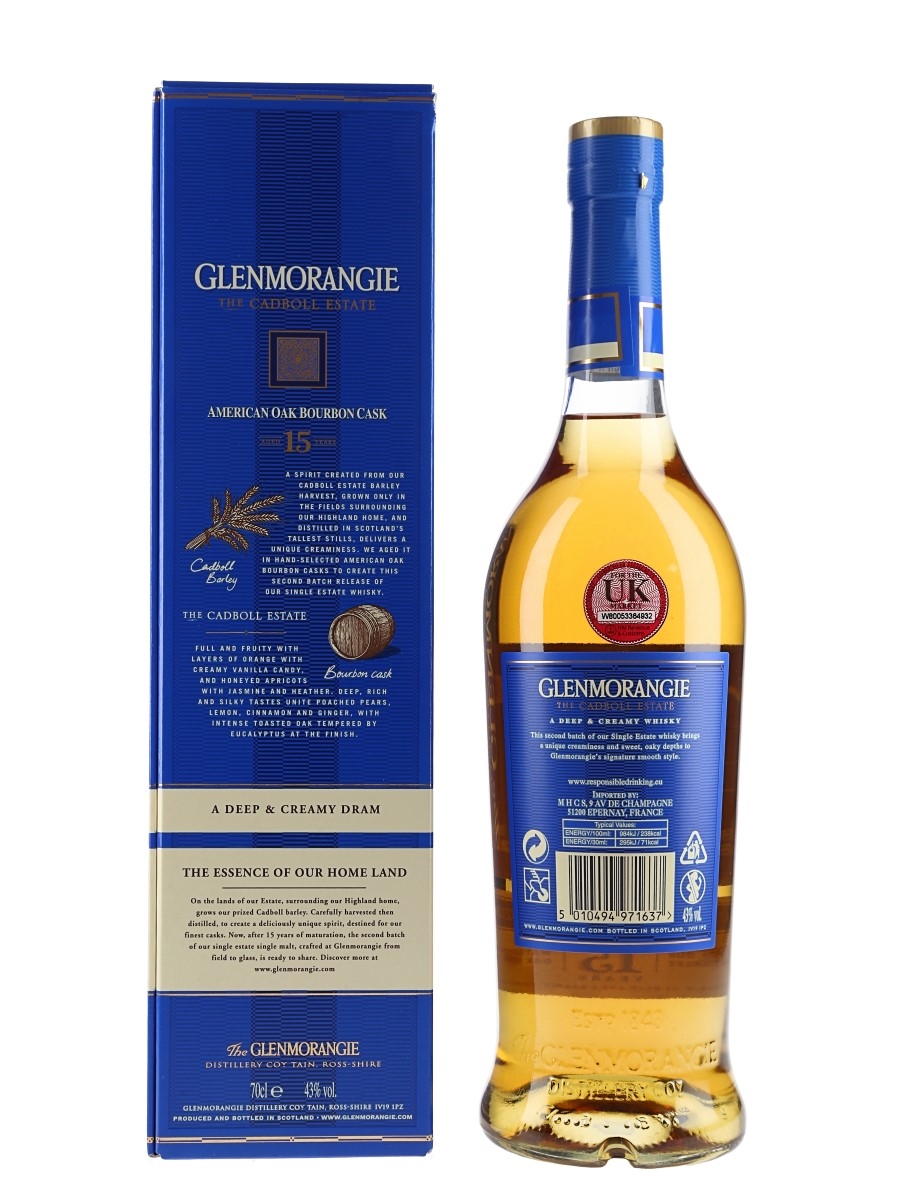 Glenmorangie 15 Year Old Cadboll Estate - Lot 138259 - Buy/Sell ...
