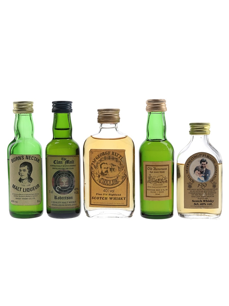 Burns Nectar George Baxter Old Inverness Clan Malt Robertson And Royal