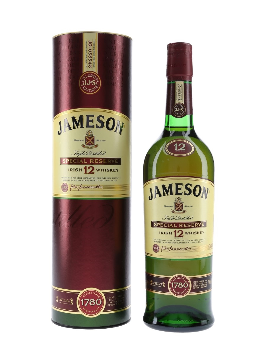 Jameson 12 Year Old Special Reserve - Lot 49867 - Buy/Sell Irish ...