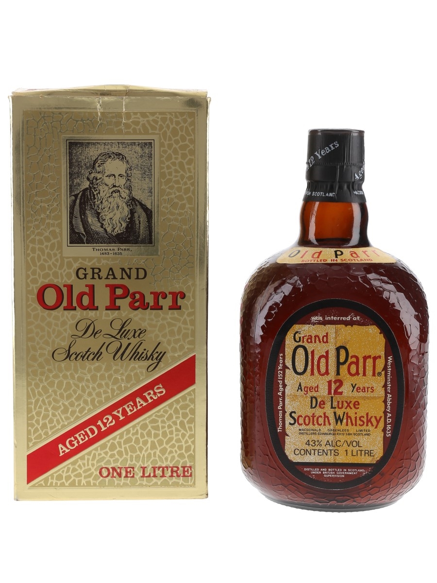 Grand Old Parr 12 Year Old De Luxe - Lot 91286 - Buy/Sell Blended ...