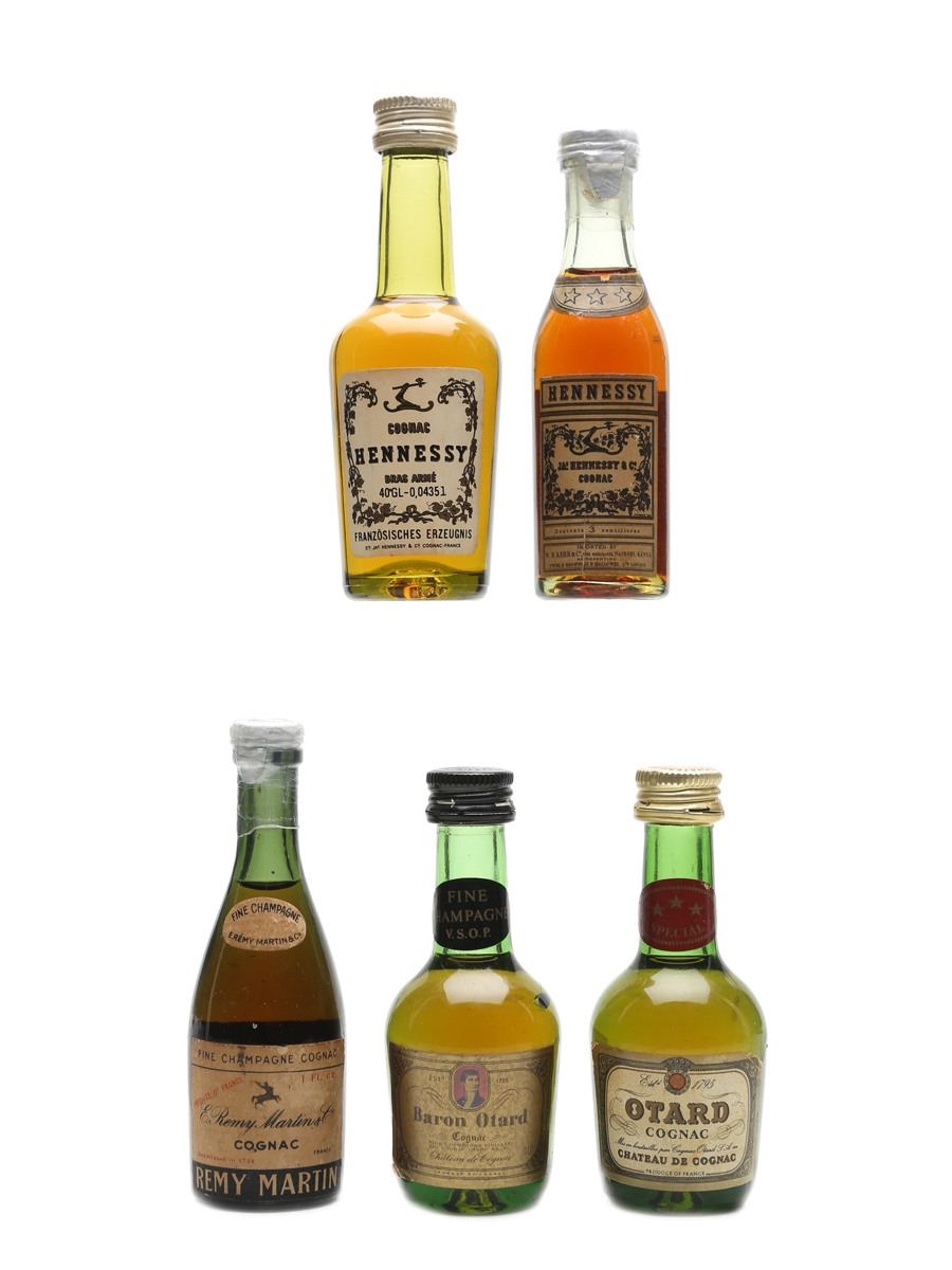 Assorted Cognac Miniatures - Lot 10110 - Buy/Sell Spirits Online
