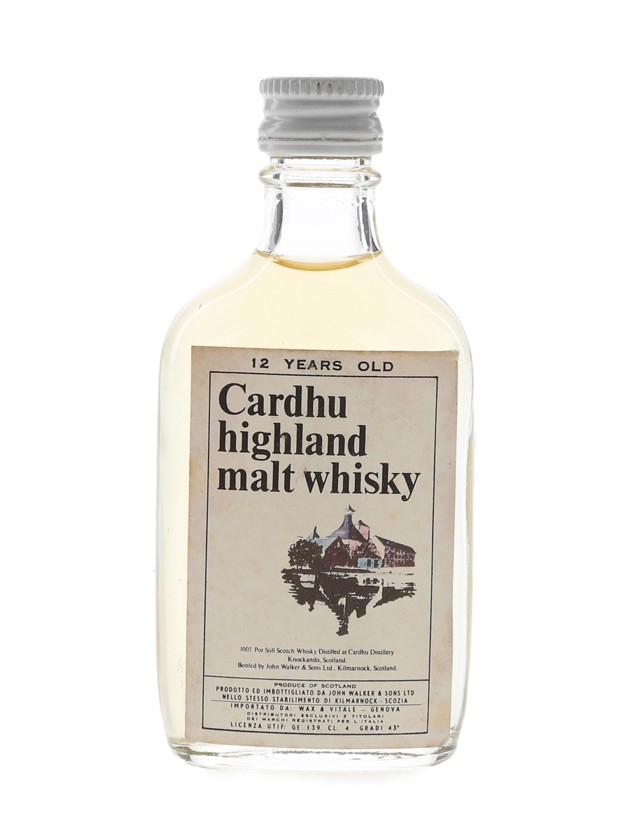Cardhu 12 Year Old - Lot 97613 - Buy/Sell Speyside Whisky Online